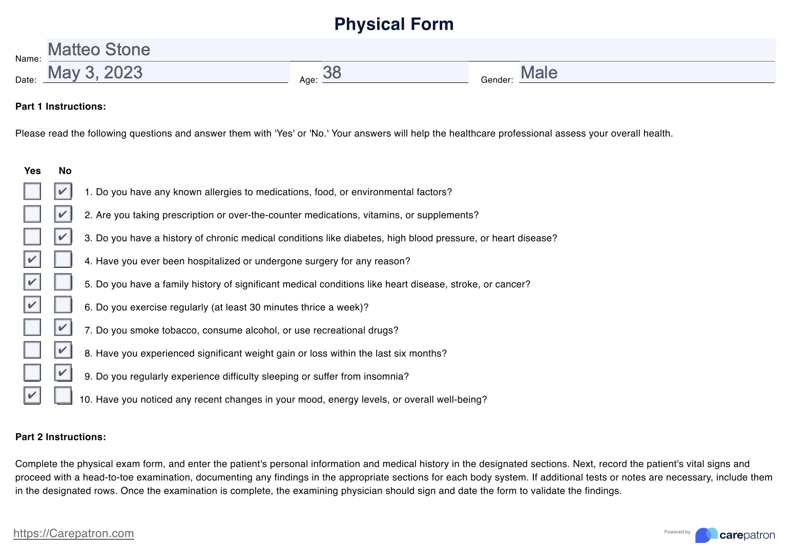 Physical Form & Example | Free PDF Download